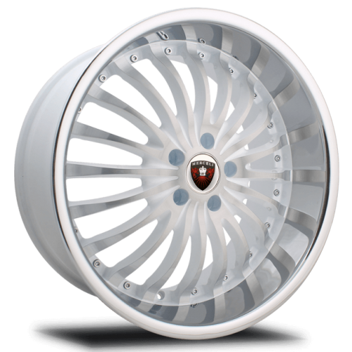 Merceli M20 Machined Face With White Accent And Chrome Lip | Lowest ...