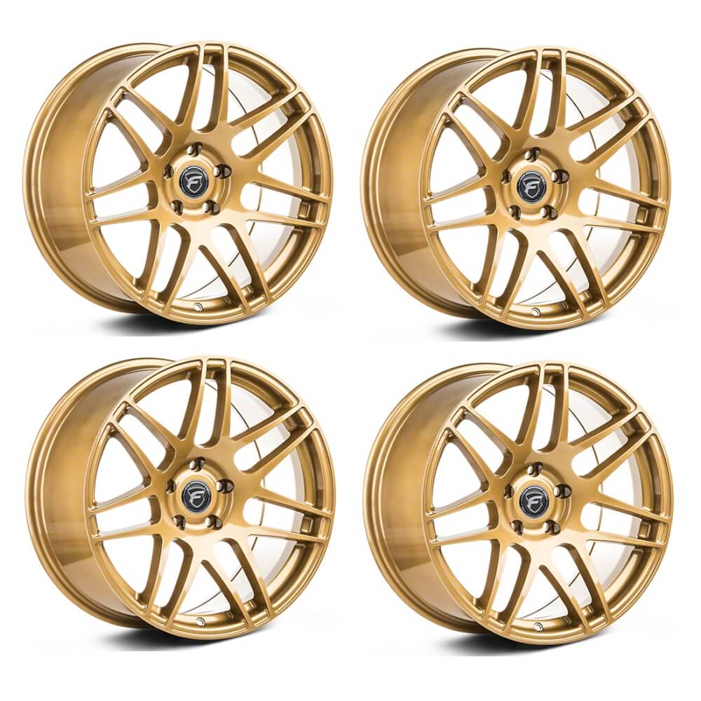 Forgestar M14 Race Gold Wheel Package - Extreme Wheels