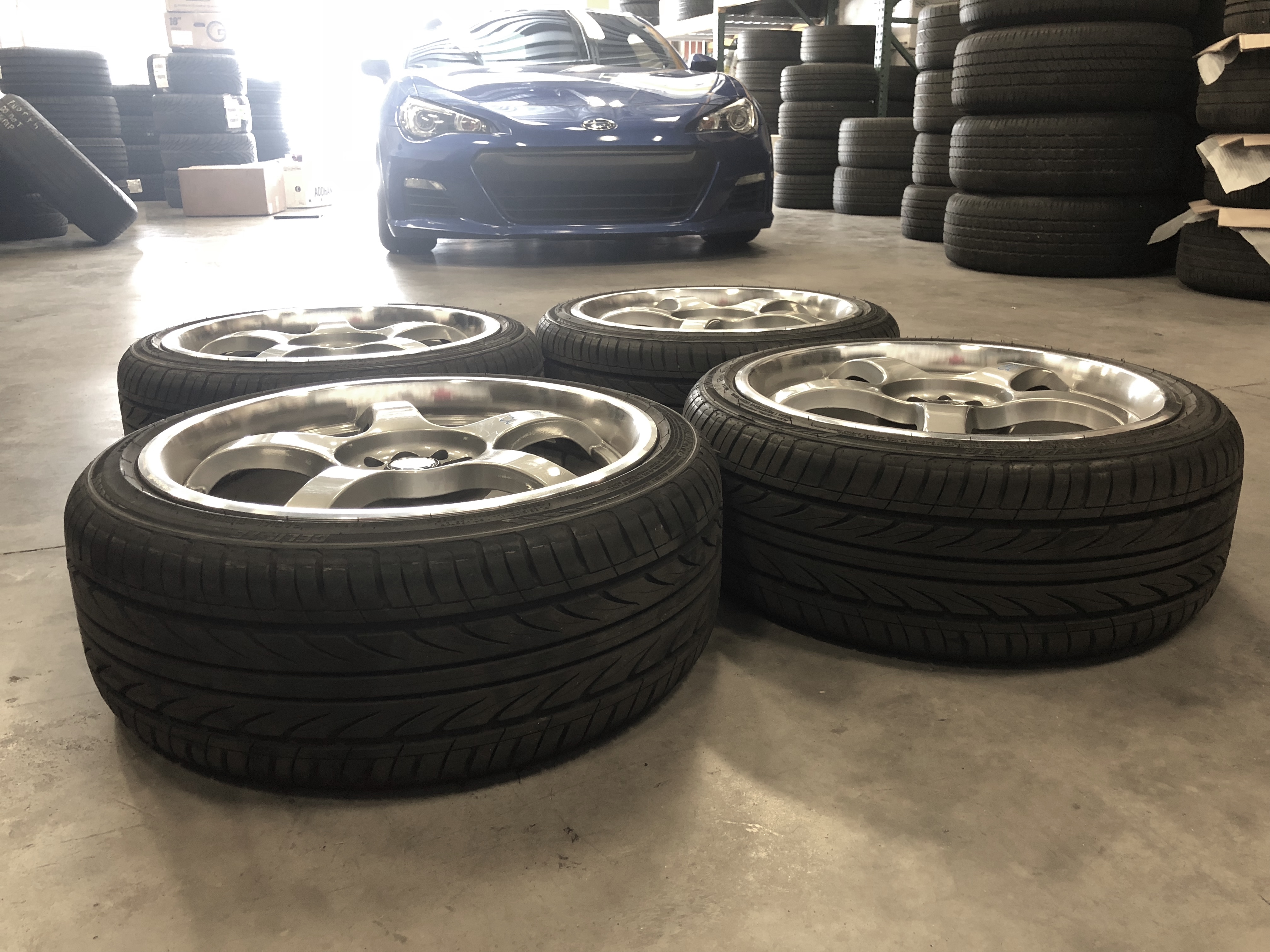 Gramlight 57 Pro Gunmetal 18x8 (+40) 5x100 Wheels and Tires - Extreme ...