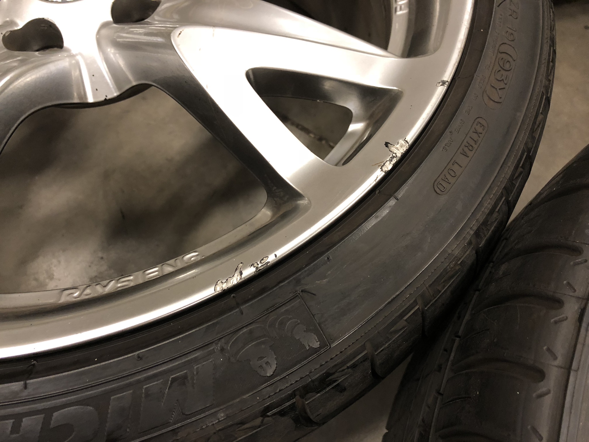 Nissan 370Z 19" OEM Rays ENG Forged Wheels and Tires - Extreme Wheels