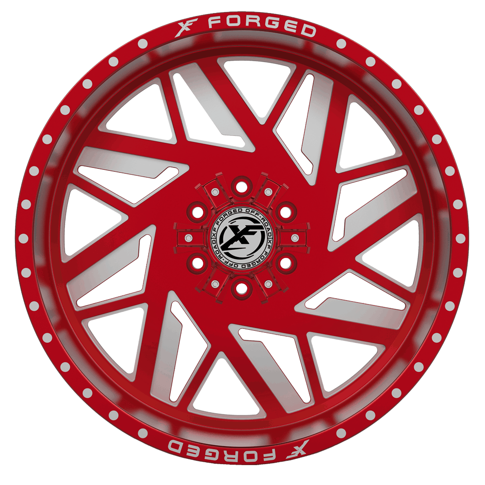 XF Offroad Forged XFX-306 Red with Milled Windows | Lowest Prices ...
