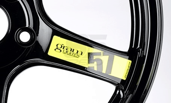 Gram Lights 57DR/57CR Spoke Sticker Luminous Yellow (2 PCS) - Extreme ...