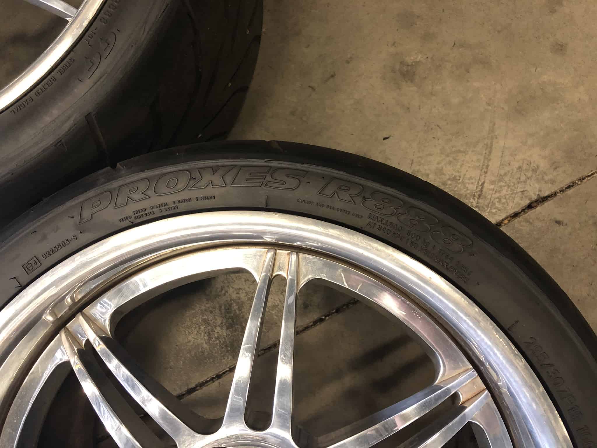 HRE 841R Three Piece Polished Wheels and Tires - Extreme Wheels