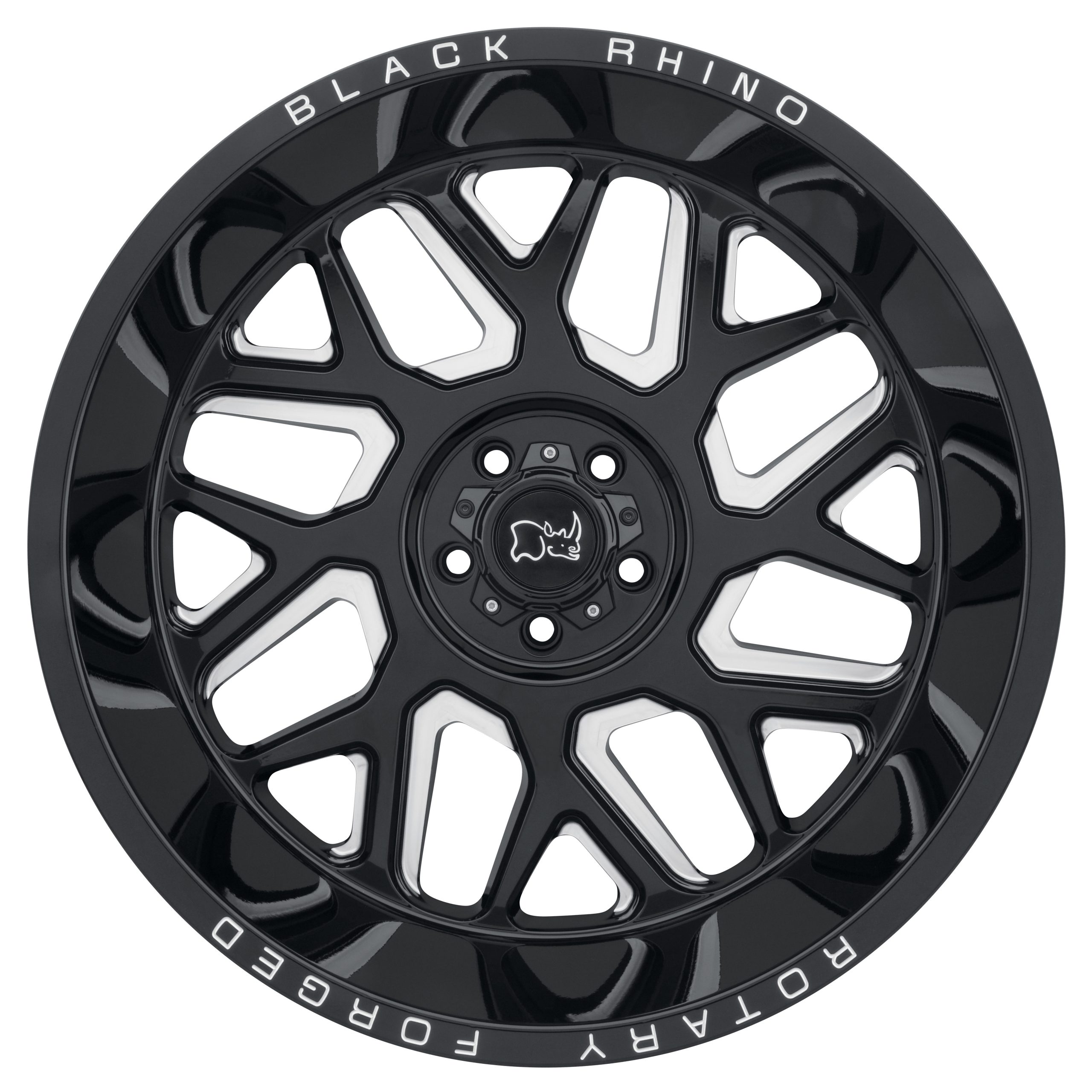 Black Rhino Reaper Gloss Black With Milled Spokes | Lowest Prices ...