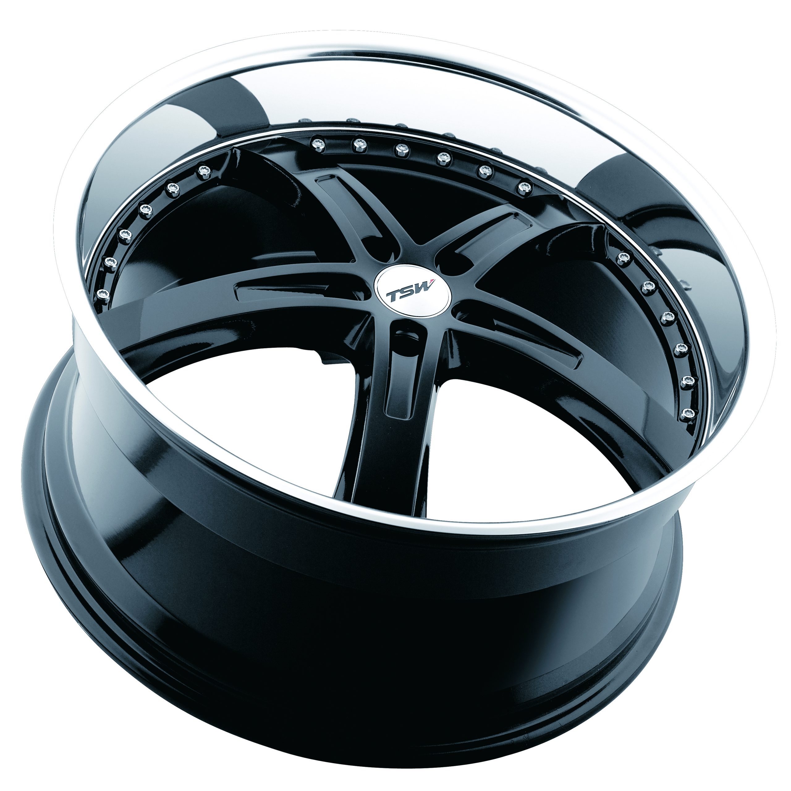 TSW Jarama Gloss Black W/Mirror Cut Lip | Lowest Prices | Extreme Wheels