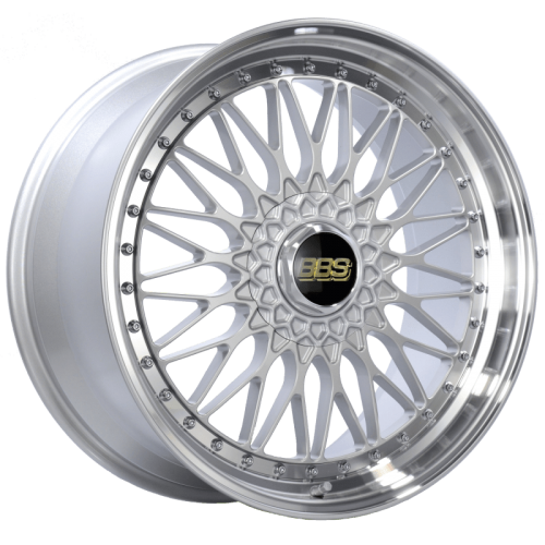BBS RS Silver Center Diamond Cut Lip | Lowest Prices | Extreme Wheels