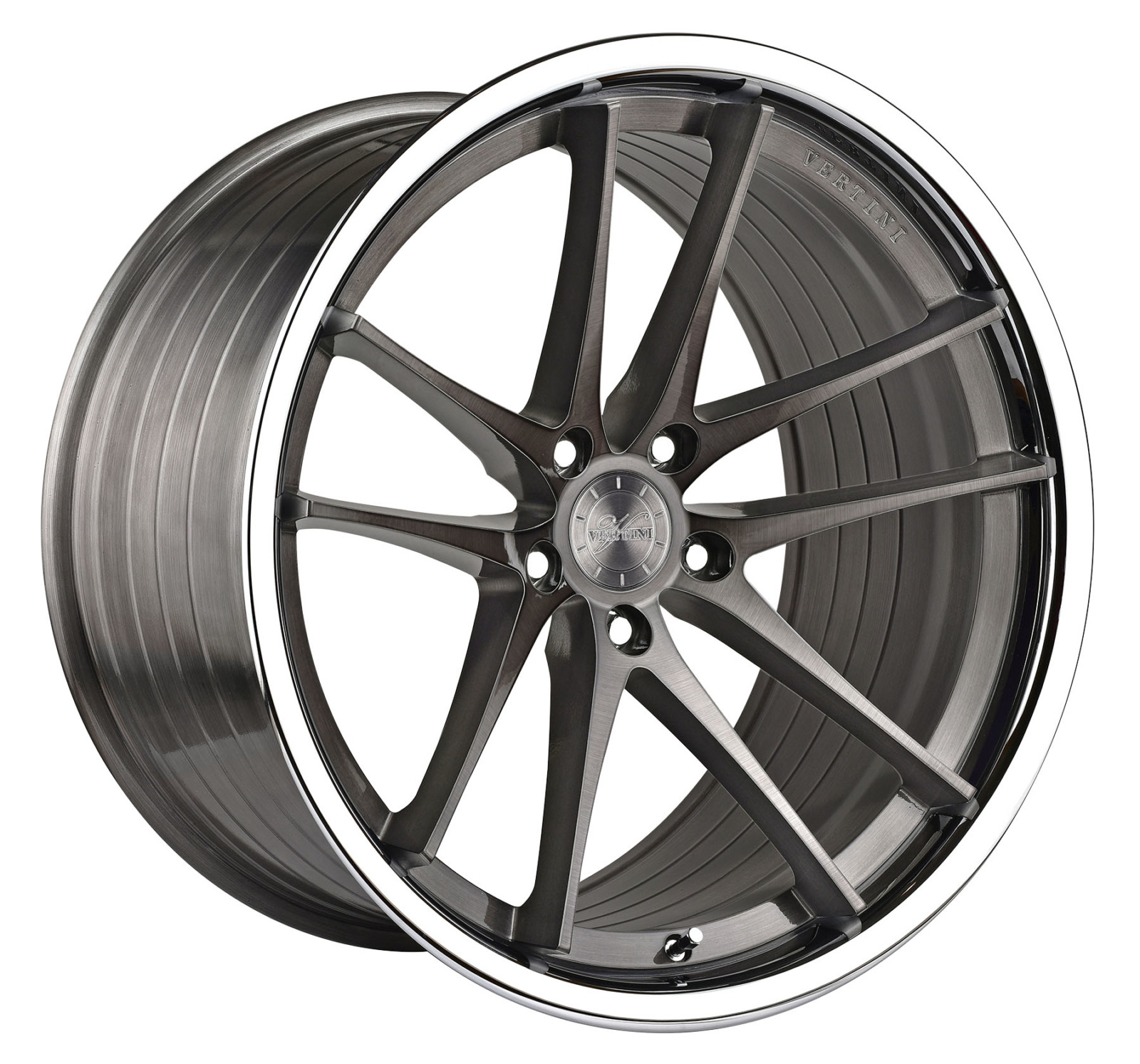 Vertini RFS1.5 Brushed Titanium Chrome Lip | Lowest Prices | Extreme Wheels