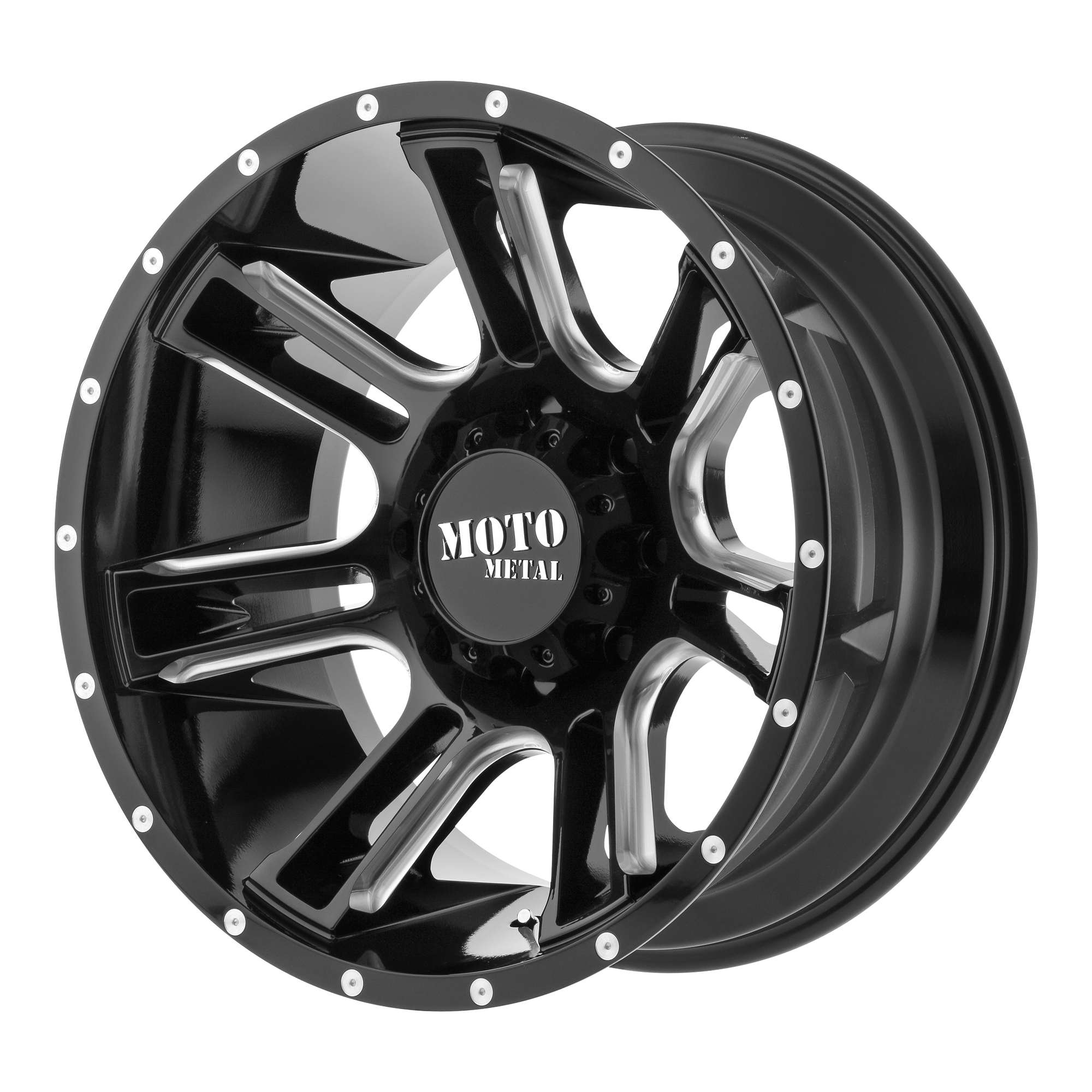 Moto Metal MO982 Amp Gloss Black Milled 20x9 (+0) 8x165.1 | Lowest ...