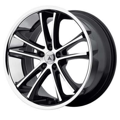 Asanti Black ABL-27 Dynasty Titanium Brushed 20x8.5 (+38) 5x108 ...