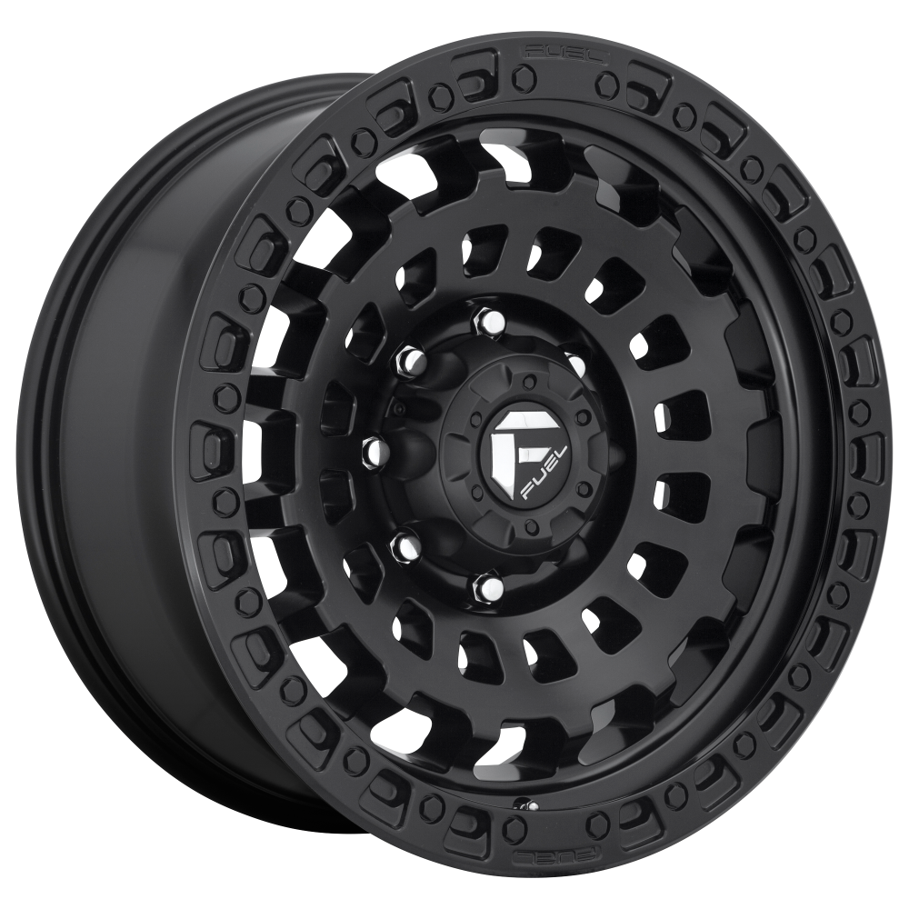 Fuel 1 Piece D633 Zephyr Matte Black 17x9 (-12) 6x135 | Lowest Prices ...